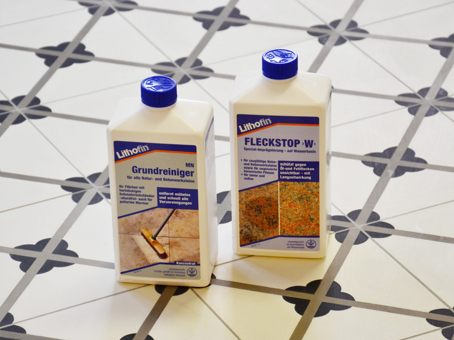 Zementfliesen imprägnieren | Lithofin | Ventano Zementfliesen